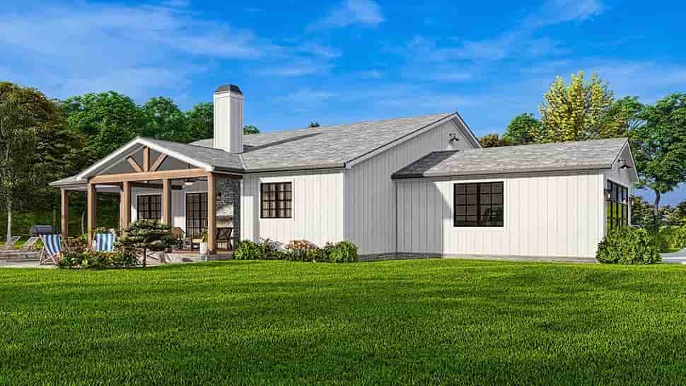 House Plan 81664 - Ranch Style with 2270 Sq Ft, 3 Bed, 2 Bath, 1