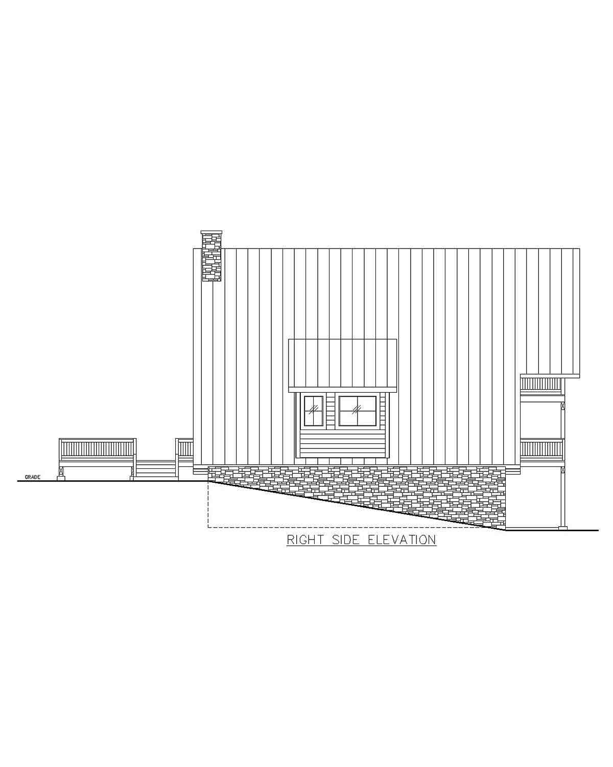 House Plan 85149 - A-Frame Style with 1607 Sq Ft, 2 Bed, 2 Bath