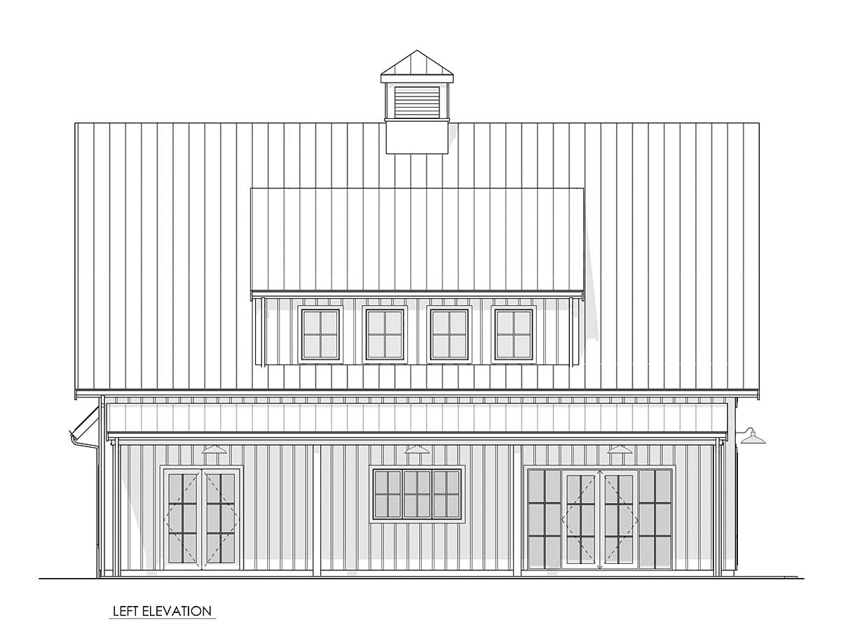 House Plan 100101 - Farmhouse Style with 3196 Sq Ft, 4 Bed, 2 Bat ...