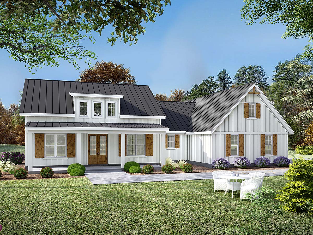 House Plan 100305 - Traditional Style with 2398 Sq Ft, 3 Bed, 3 B | COOLhouseplans.com