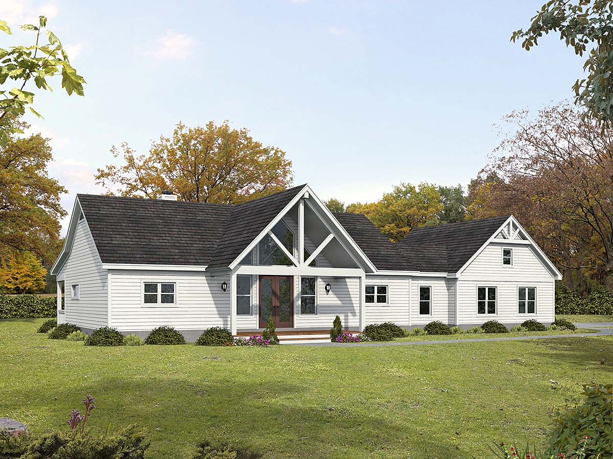 House Plan 100345 - Traditional Style with 1692 Sq Ft, 2 Bed, 2 B ...