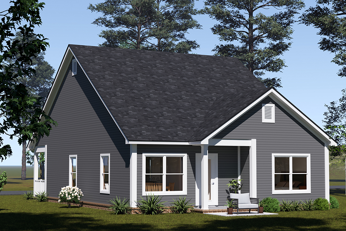 House Plan 100661 - Traditional Style with 1624 Sq Ft, 4 Bed, 3 B ...