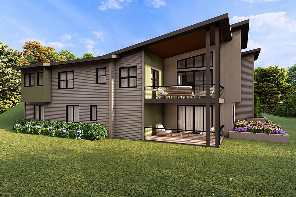House Plan 100805 - Modern Style with 3013 Sq Ft, 3 Bed, 2 Bath ...