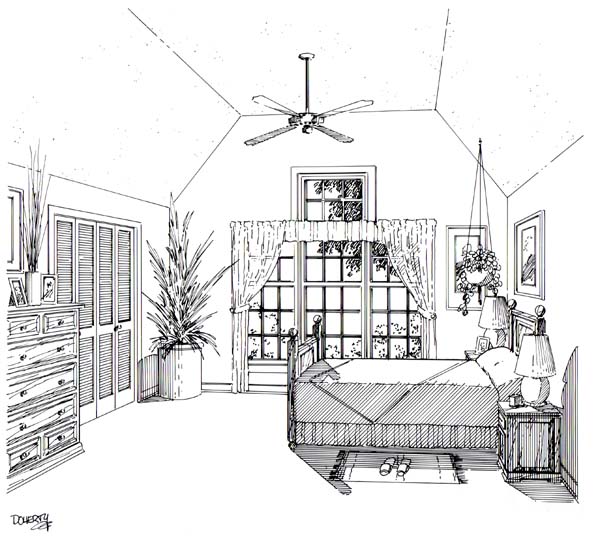 House Plan 20100 - Traditional Style with 1737 Sq Ft, 3 Bed, 2 Ba ...