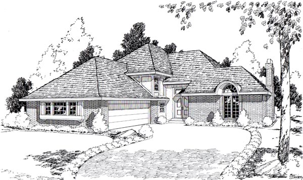 House Plan 20502 - Traditional Style with 2645 Sq Ft, 3 Bed, 2 Ba ...