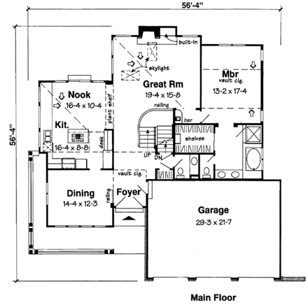 House Plan 24252 - Traditional Style with 2478 Sq Ft, 3 Bed, 2 Ba ...