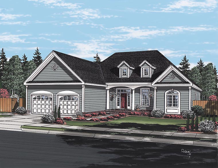 House Plan 24716 - Traditional Style with 1813 Sq Ft, 3 Bed, 2 Ba ...