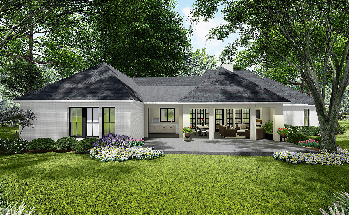 House Plan 40058 - European Style with 2477 Sq Ft, 3 Bed, 2 Bath ...