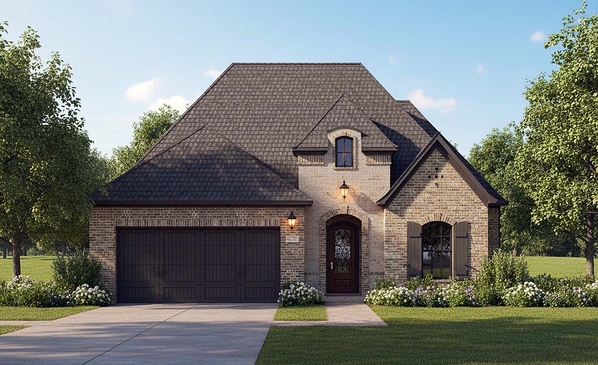 House Plan 40364 - Traditional Style with 1908 Sq Ft, 4 Bed, 2 Ba ...
