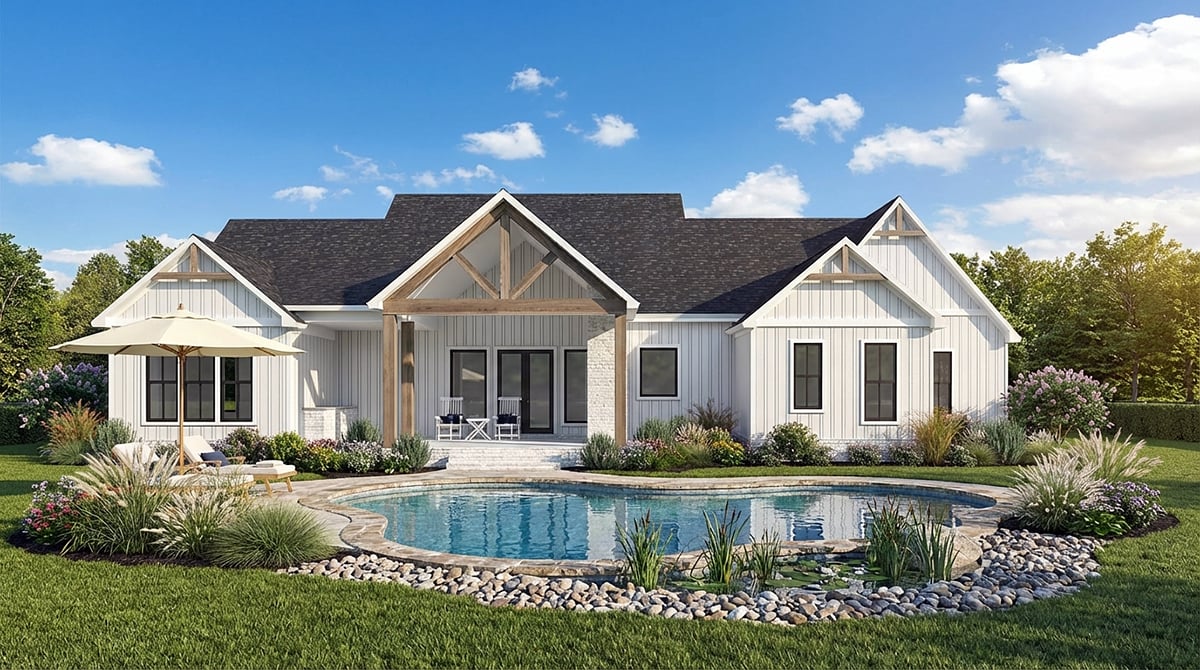 House Plan 40382 - Southern Style with 2177 Sq Ft, 3 Bed, 2 Bath ...