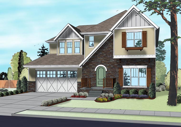 House Plan 41107 - Traditional Style with 2812 Sq Ft, 4 Bed, 2 Ba ...