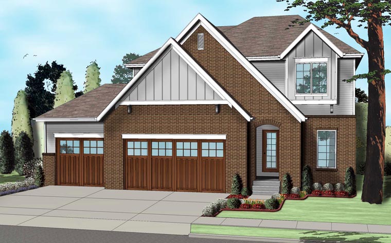 House Plan 41108 - Traditional Style with 2407 Sq Ft, 4 Bed, 2 Ba ...
