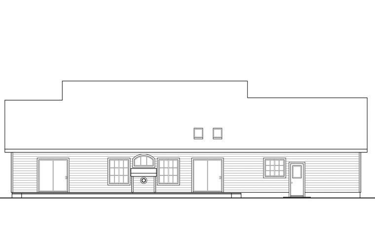 House Plan 41148 - Traditional Style with 2132 Sq Ft, 3 Bed, 2 Ba ...
