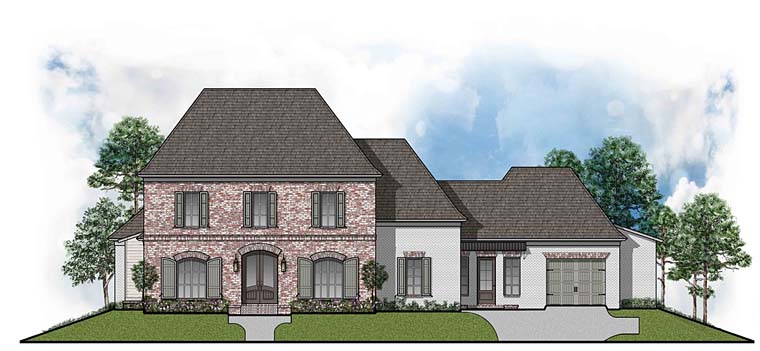 House Plan 41520 - Southern Style with 4231 Sq Ft, 4 Bed, 4 Bath ...