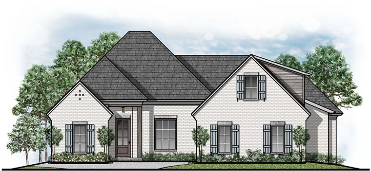 House Plan 41537 - Traditional Style with 2398 Sq Ft, 4 Bed, 3 Ba ...