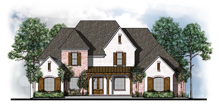 House Plan 41557 - Traditional Style with 4347 Sq Ft, 4 Bed, 4 Ba ...