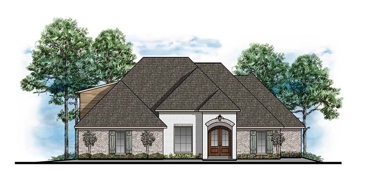 House Plan 41609 - Traditional Style with 2732 Sq Ft, 4 Bed, 3 Ba ...