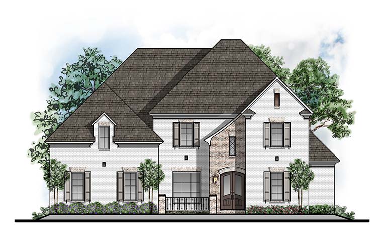House Plan 41639 - Traditional Style with 3043 Sq Ft, 4 Bed, 3 Ba ...