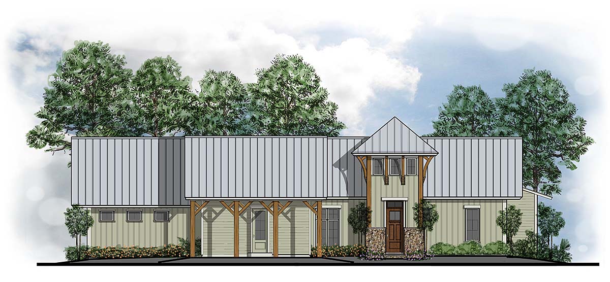 House Plan 41690 - Traditional Style with 2419 Sq Ft, 3 Bed, 2 Ba ...