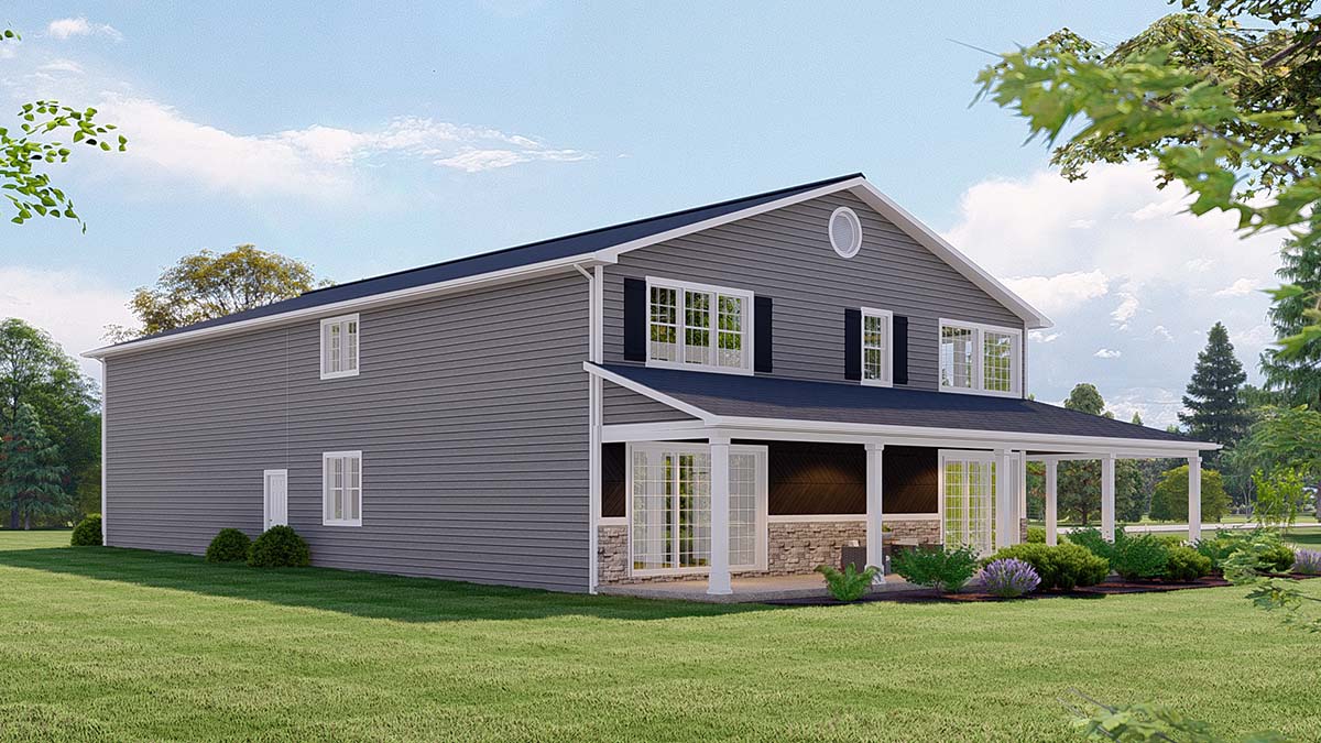 House Plan 41864 - Traditional Style with 3004 Sq Ft, 3 Bed, 2 Ba ...