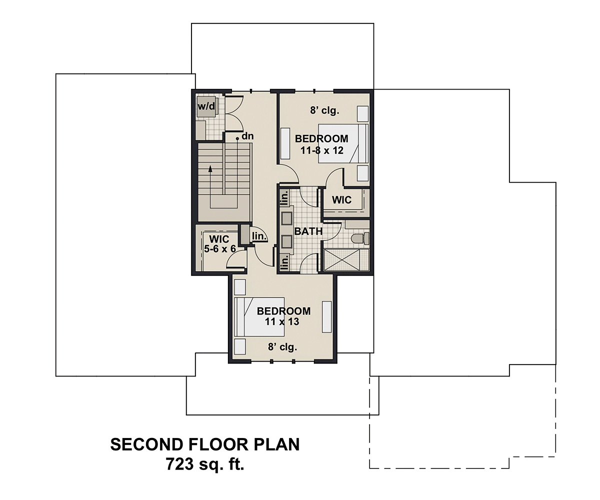 House Plan 41920 - Traditional Style with 2467 Sq Ft, 3 Bed, 2 Ba ...