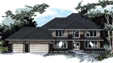 House Plan 42208 - with 3432 Sq Ft, 4 Bed, 3 Bath, 1 Half Bath ...