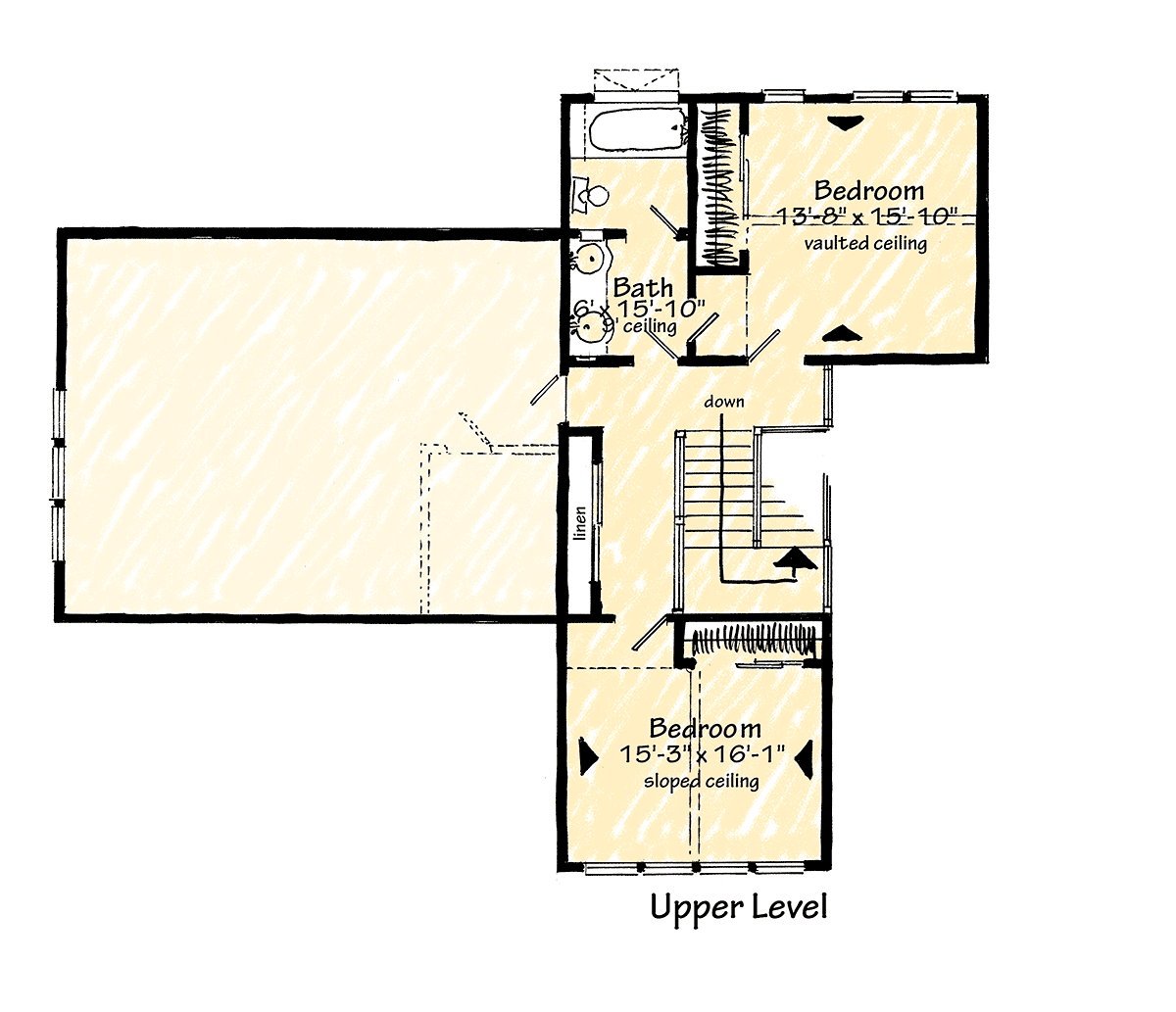 House Plan 43267 - Traditional Style with 3041 Sq Ft, 3 Bed, 2 Ba | COOLhouseplans.com