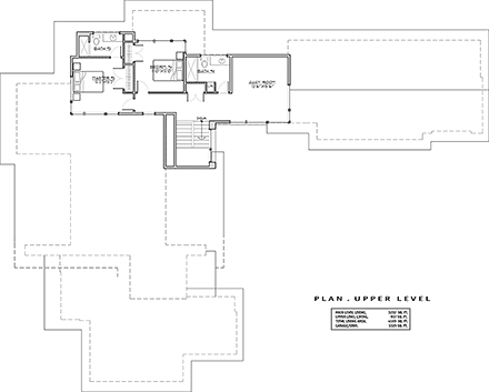 House Plan 43339 - Modern Style with 4169 Sq Ft, 4 Bed, 4 Bath, 1 ...