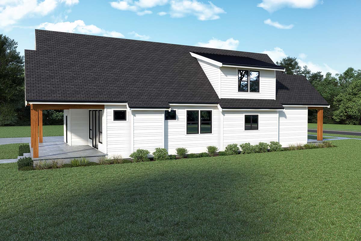 House Plan 43659 - Cottage Style with 1938 Sq Ft, 3 Bed, 2 Bath ...