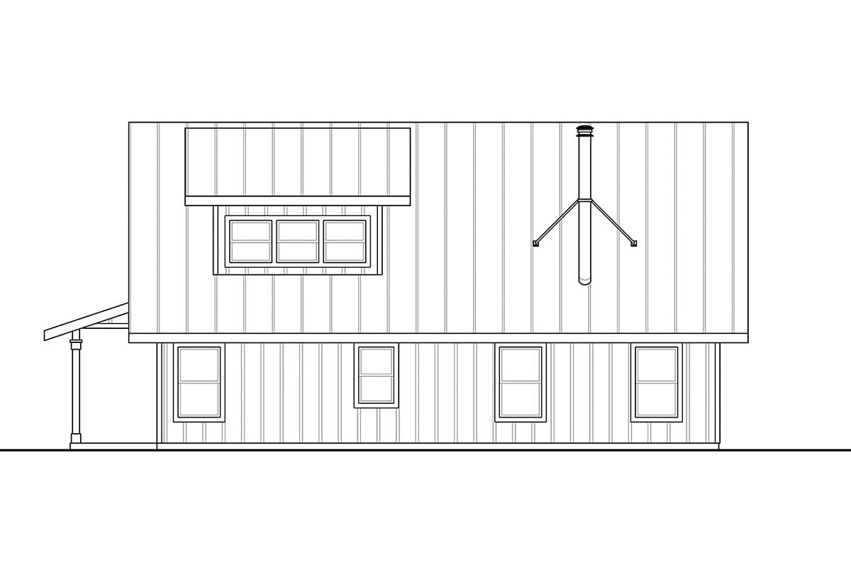 House Plan 43765 - Farmhouse Style with 1752 Sq Ft, 2 Bed, 2 Bath | COOLhouseplans.com