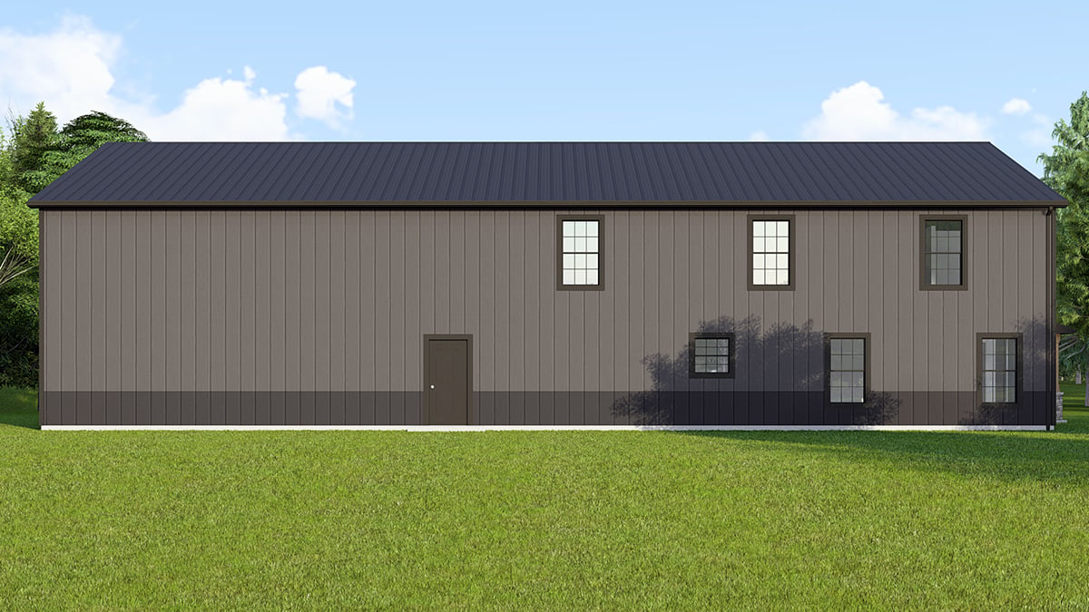 House Plan 43920 - Barndominium Style with 3484 Sq Ft, 5 Bed, 3 B ...