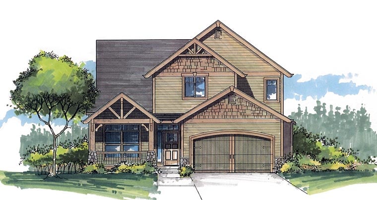 House Plan 44613 - Traditional Style with 1949 Sq Ft, 3 Bed, 2 Ba ...