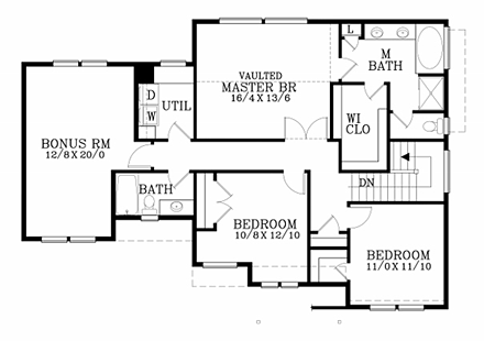 House Plan 44687 - Tudor Style with 2224 Sq Ft, 3 Bed, 2 Bath, 1 ...