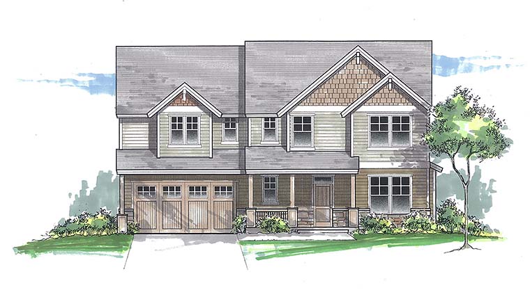 House Plan 46270 - Traditional Style with 2629 Sq Ft, 4 Bed, 2 Ba ...