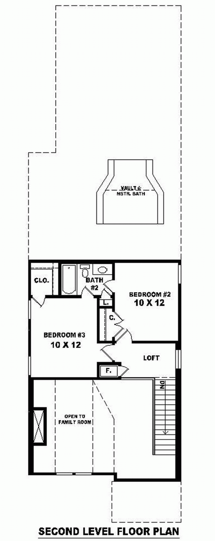 House Plan 46363 - Traditional Style with 1593 Sq Ft, 3 Bed, 2 Ba ...