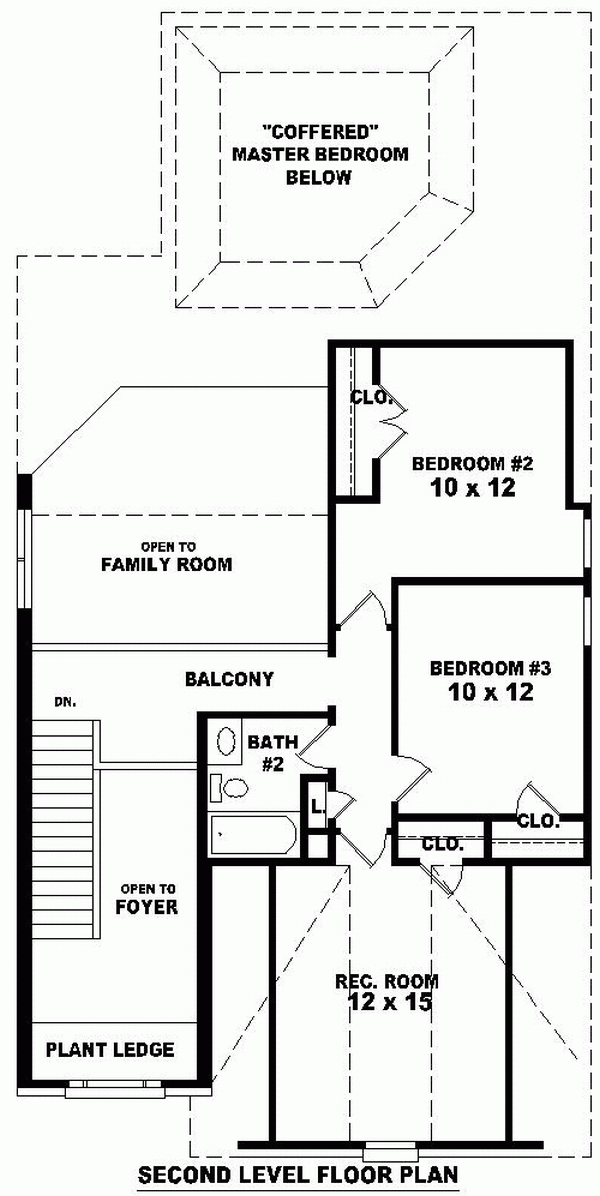 House Plan 46400 - Ranch Style with 1266 Sq Ft, 3 Bed, 2 Bath ...