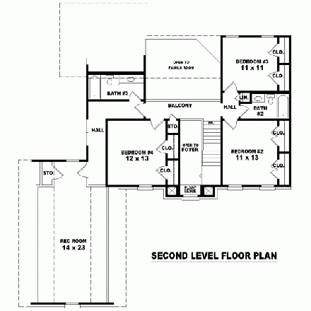 House Plan 47125 - with 2782 Sq Ft, 4 Bed, 3 Bath, 1 Half Bath | COOLhouseplans.com