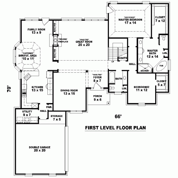 House Plan 47263 - with 3615 Sq Ft, 4 Bed, 4 Bath | COOLhouseplans.com