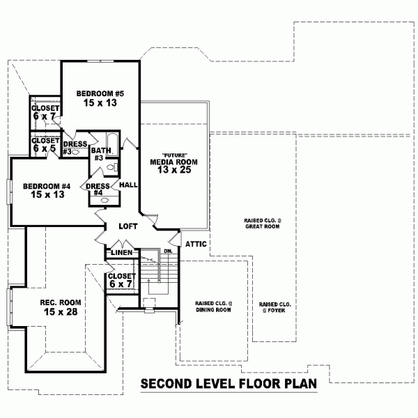 House Plan 47361 - with 5411 Sq Ft, 5 Bed, 3 Bath, 1 Half Bath ...
