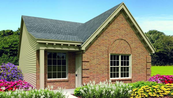 House Plan 47383 - Traditional Style with 1244 Sq Ft, 3 Bed, 2 Ba ...