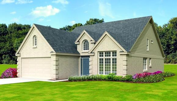 House Plan 47419 - Colonial Style with 2424 Sq Ft, 3 Bed, 2 Bath,