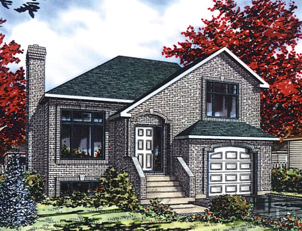 House Plan 48265 - with 1192 Sq Ft, 2 Bed, 1 Bath, 1 Half Bath ...