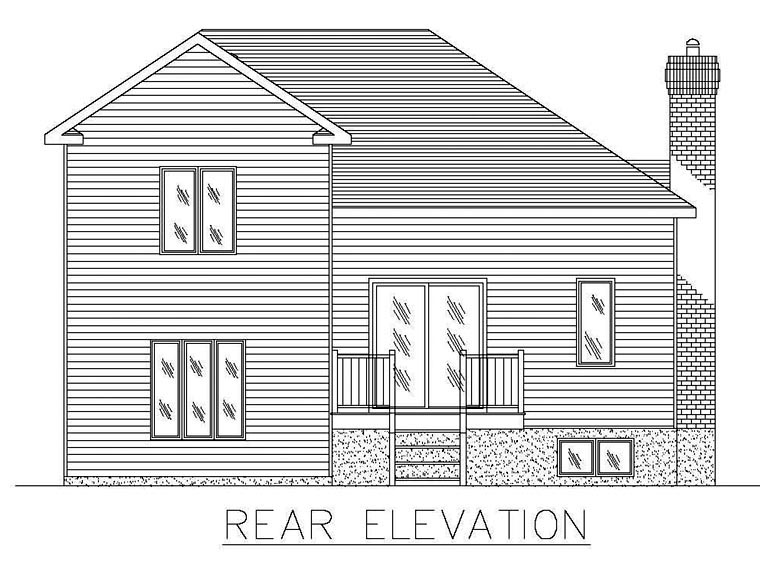 House Plan 48265 - with 1192 Sq Ft, 2 Bed, 1 Bath, 1 Half Bath ...