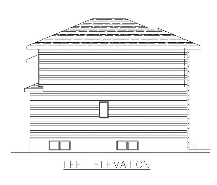 House Plan 50300 - Contemporary Style with 1561 Sq Ft, 3 Bed, 1 B ...