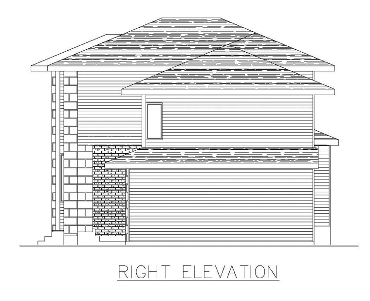 House Plan 50300 - Contemporary Style with 1561 Sq Ft, 3 Bed, 1 B ...