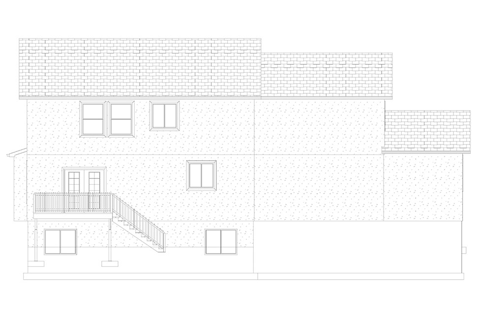 House Plan 50404 - with 4025 Sq Ft, 5 Bed, 3 Bath, 1 Half Bath ...