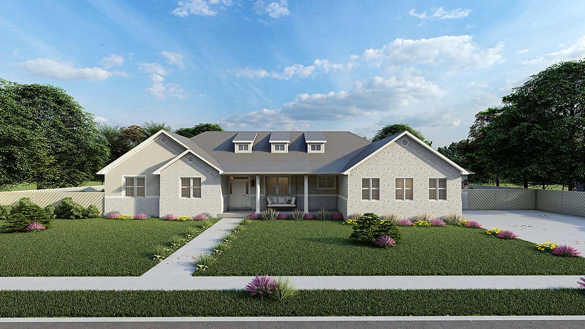 House Plan 50484 - with 5278 Sq Ft, 5 Bed, 3 Bath | COOLhouseplans.com