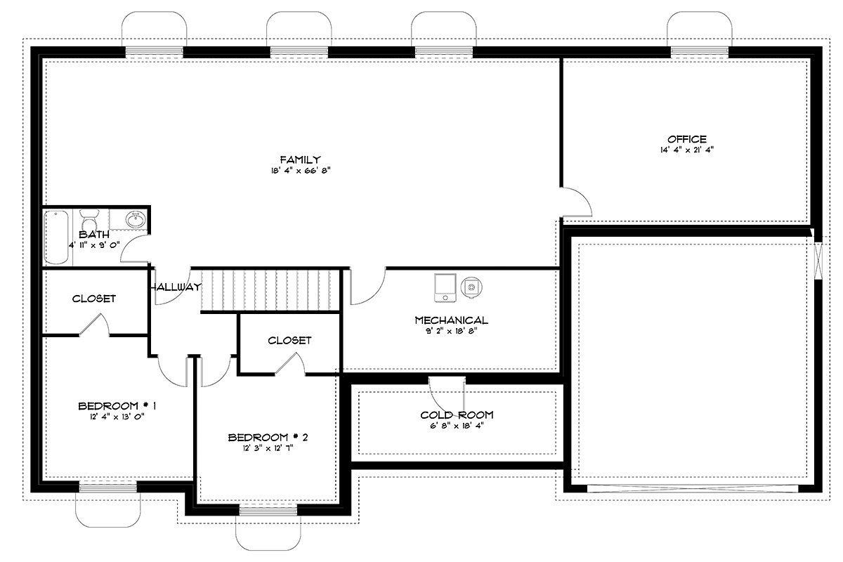 House Plan 50505 - with 4164 Sq Ft, 5 Bed, 3 Bath | COOLhouseplans.com