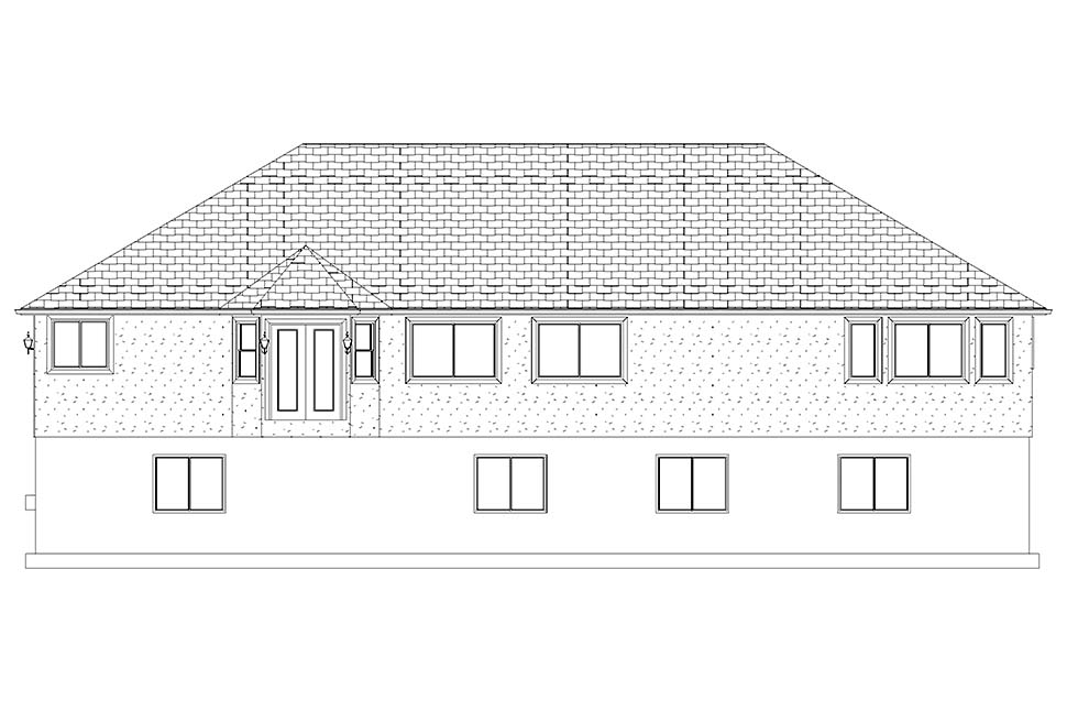 House Plan 50505 - with 4164 Sq Ft, 5 Bed, 3 Bath