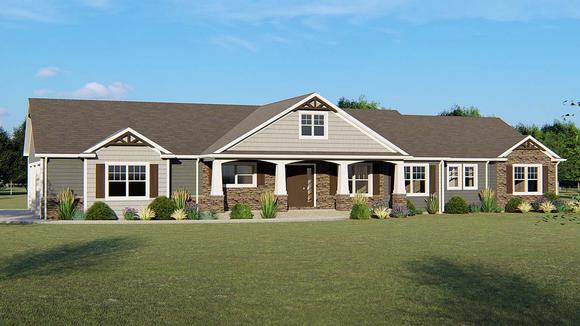 House Plan 50637 - Ranch Style with 4940 Sq Ft, 3 Bed, 2 Bath, 1